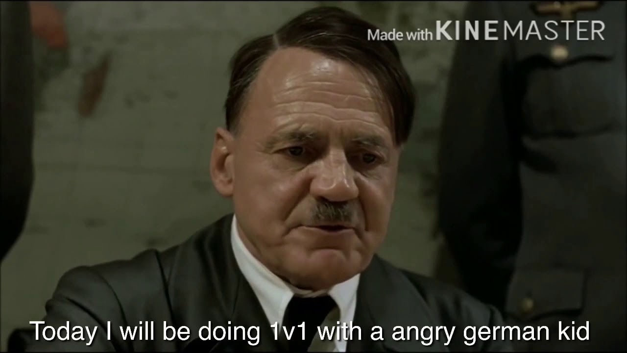 HITLER VS ANGRY GERMAN KID 1v1 - YouTube