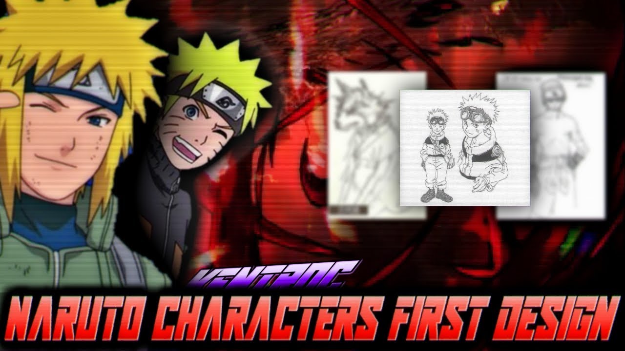 Naruto Beta designs | pre production of Naruto | old designs of Naruto ...