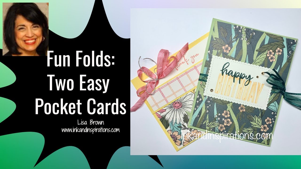 Two Easy Fun Fold Pocket Cards - YouTube