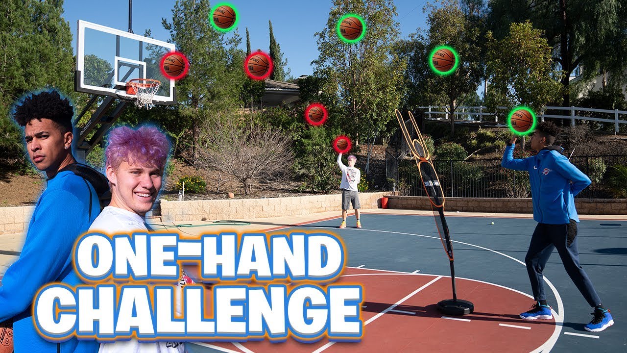 1v1 One-Handed Basketball Challenge vs Jesser - Who's the Best? - YouTube