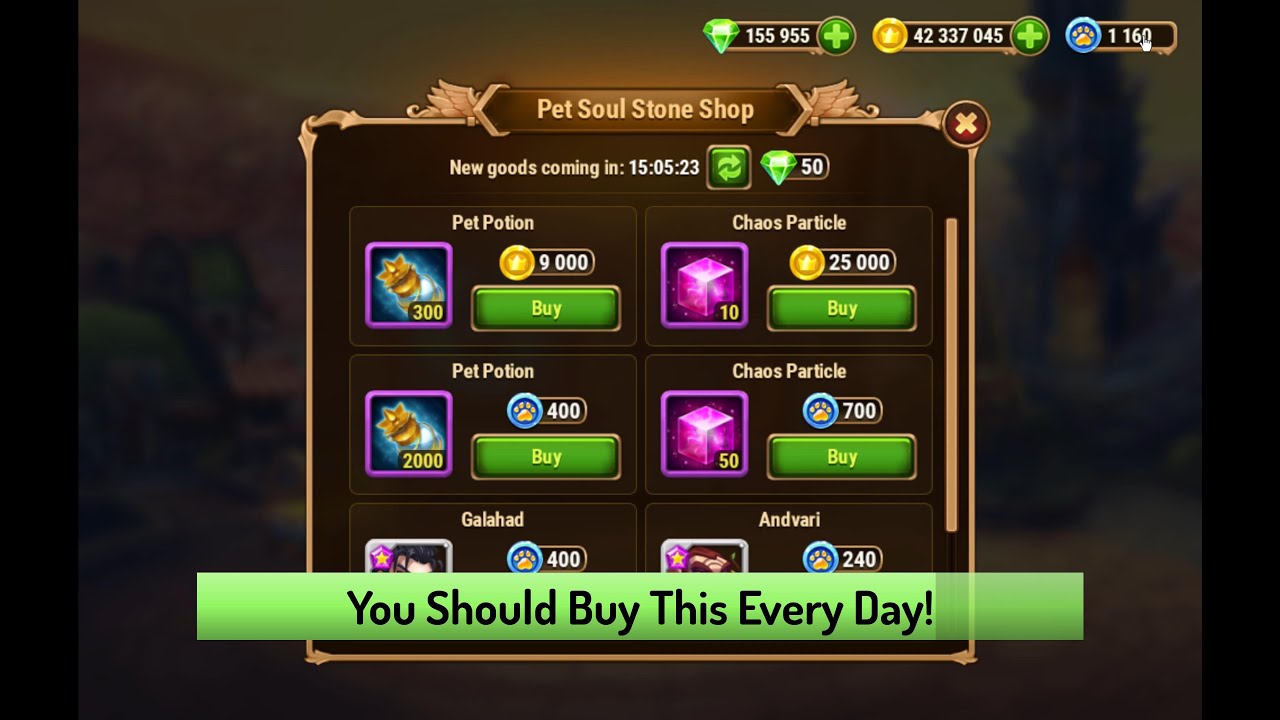 Hero Wars — Sanctuary Shop, Best Ways to Spend Your Coins - YouTube