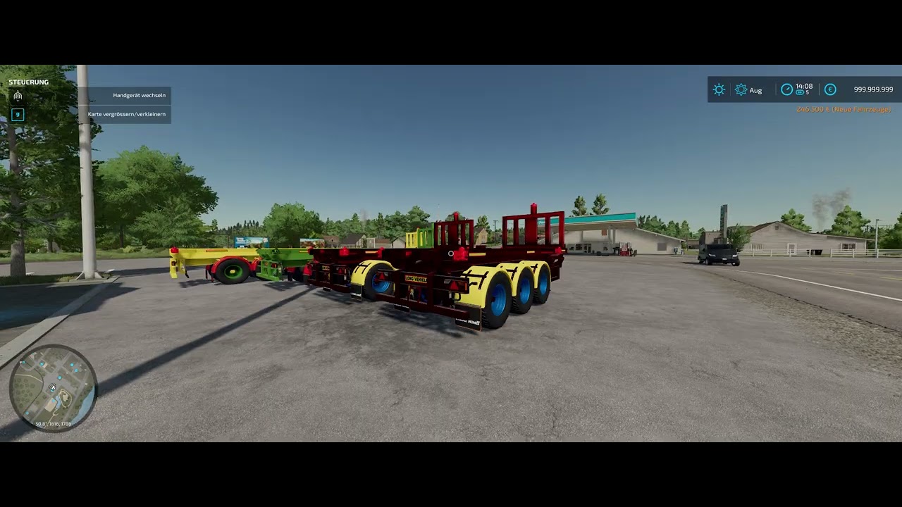 Farming Simulator 22 modreview. Tipping Container Trailer Pack - YouTube