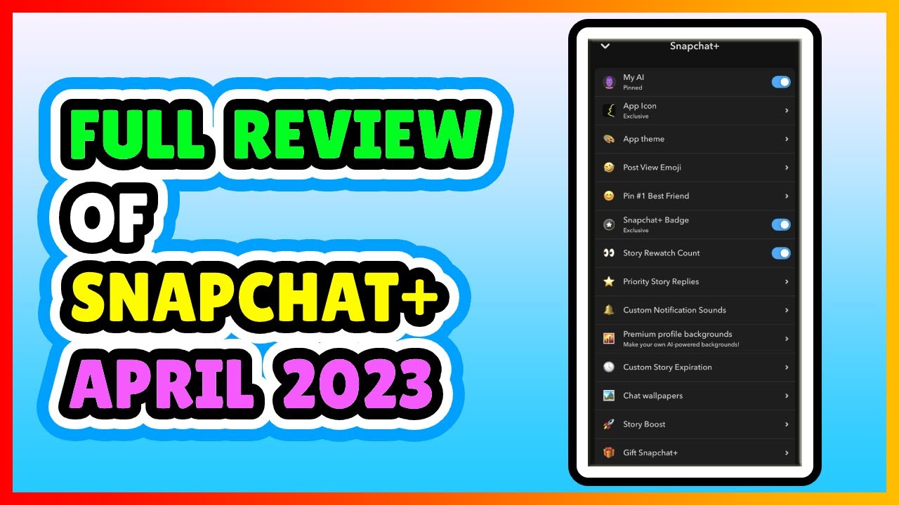 Snapchat+ Plus Review | ALL FEATURES | LATEST UPDATE - YouTube