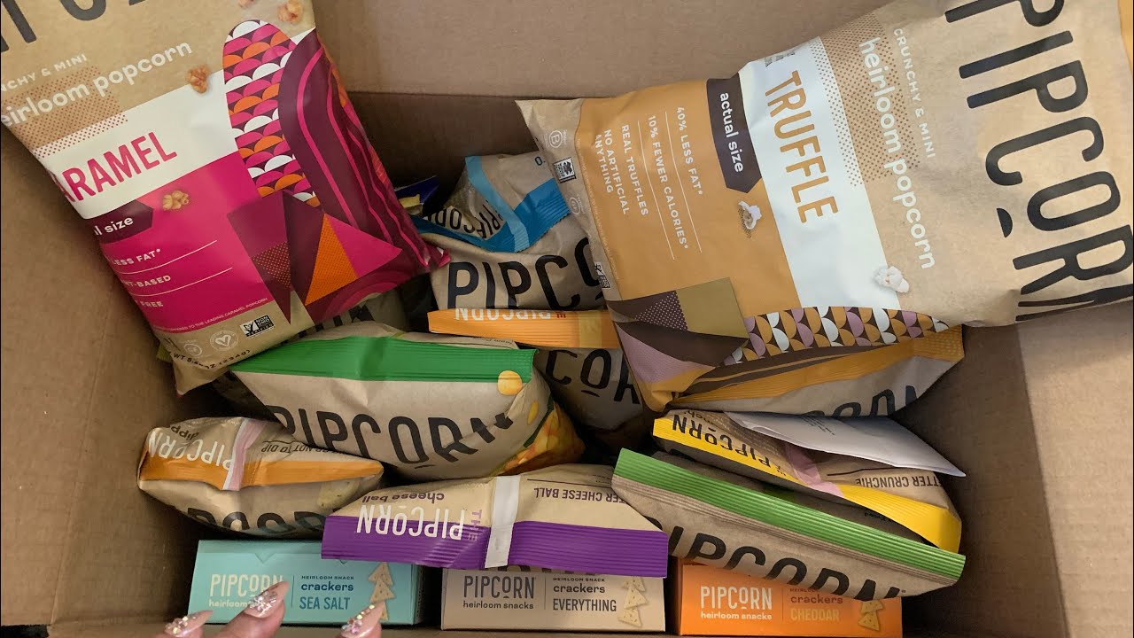 Pipcorn Heirloom Snacks Review & Unboxing - YouTube