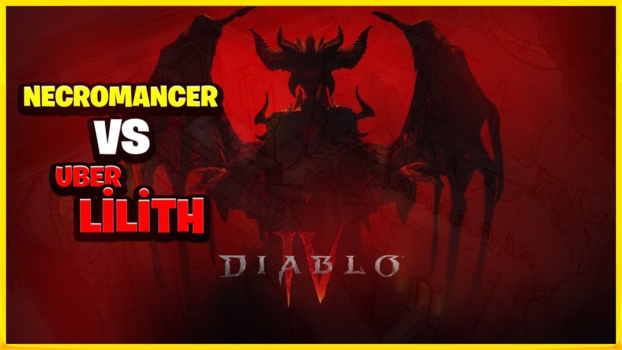 Diablo IV Necromancer vs Uber Lilith (Ses Yok) - YouTube