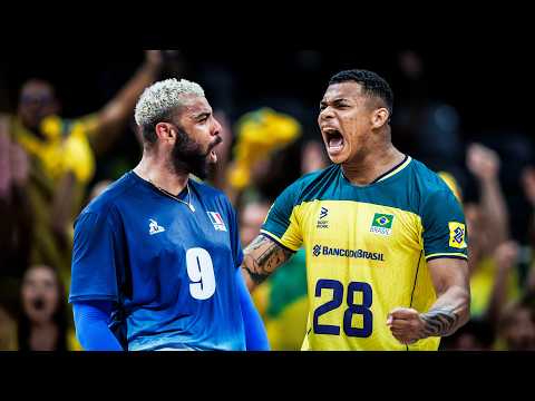 Darlan Souza vs Earvin N'Gapeth | Crazy Volleyball Battle !!!