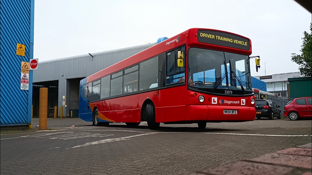 Stagecoach NE MAN ALX300 22073 At Wheatsheaf Bus Depot - YouTube