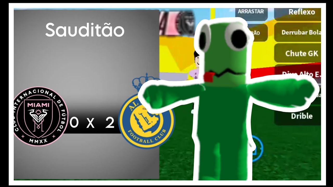 Amistoso | Al nassr 2 x 0 inter Miami Roblox Fut blox - YouTube