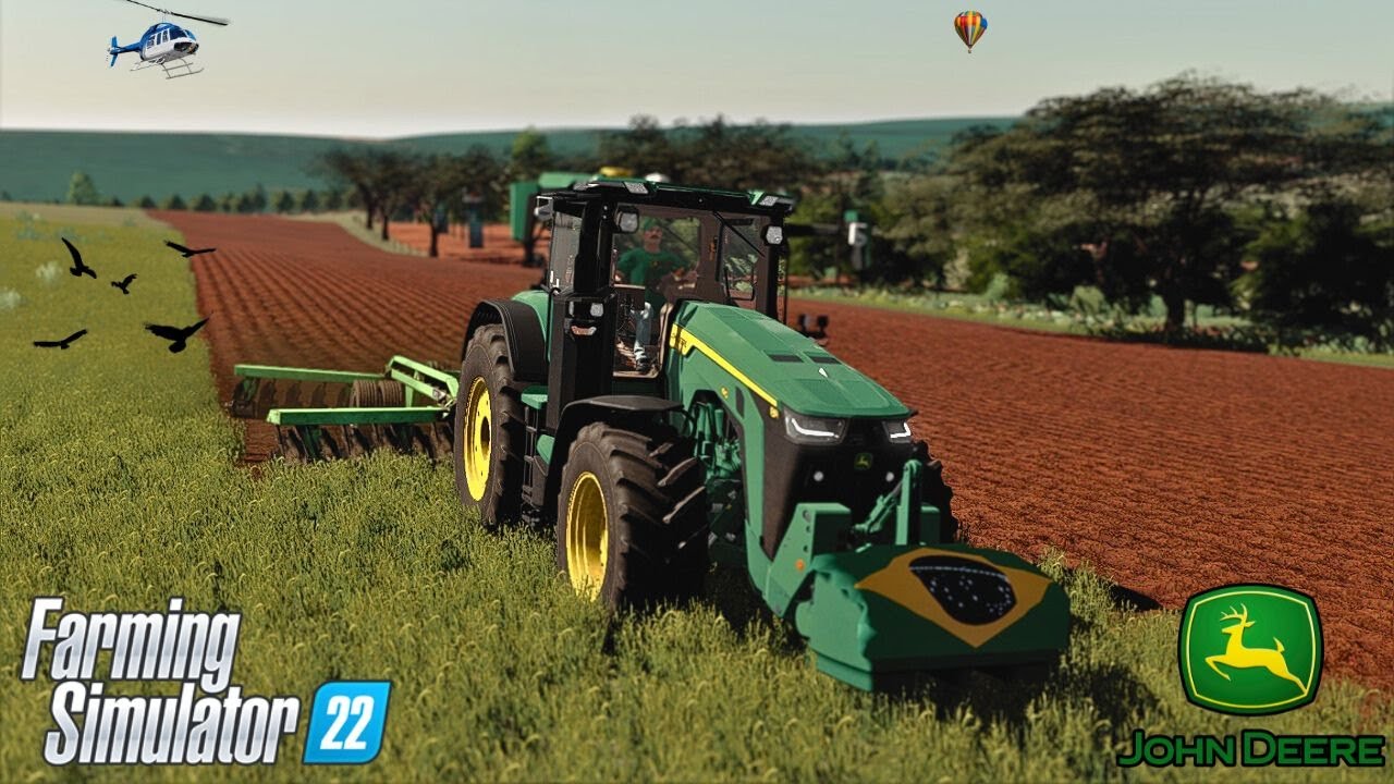 Kampmann's Homens do Campo Mapa BR | trator JOHN DEERE 8R 410 arando ...