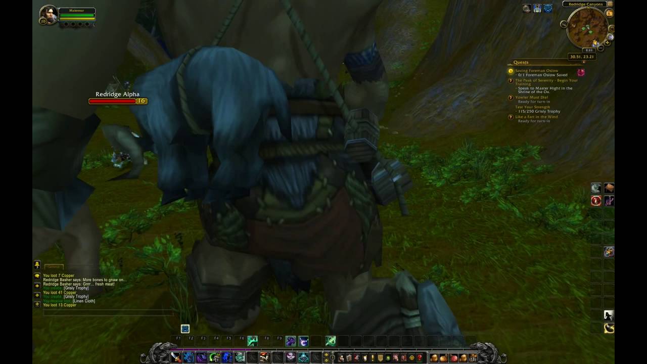 Redridge Mountains All Quests WoW - YouTube