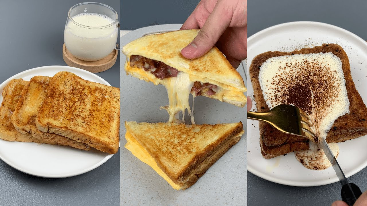 5 Sandwich Toast Ideas! - YouTube