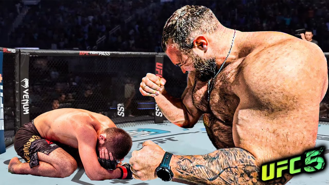 Khabib Nurmagomedov vs Fat Guy (EA sports UFC 5) - YouTube