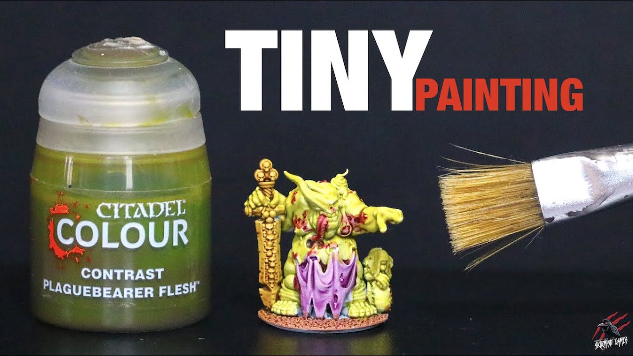 PAINT EPIC TINY MINIATURES! Awesome 6mm Scale Warhammer Proxies for 40k ...