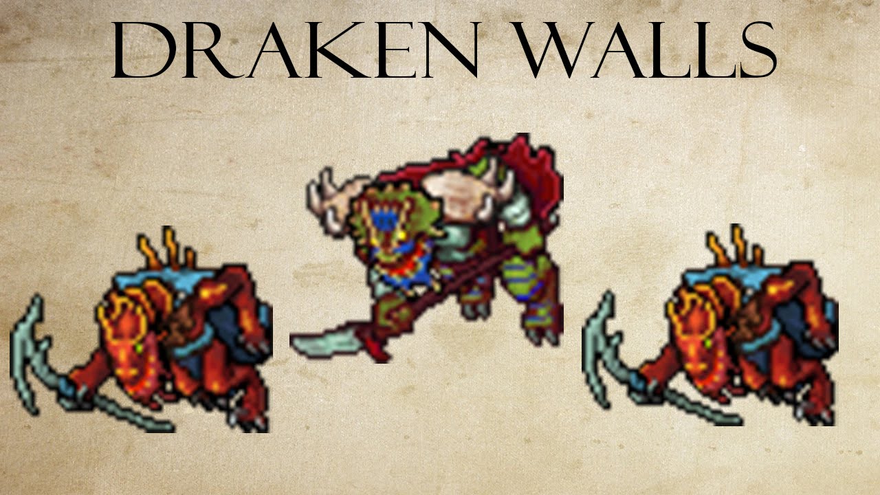 Tibia : Hunts - Draken Walls - YouTube