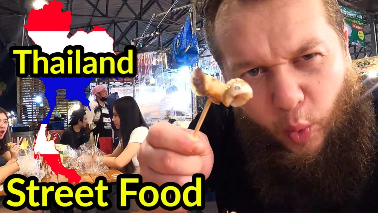🇹🇭 THAI STREET FOOD IN BANGKOK'S SRINAGARINDRA TRAIN NIGHT MARKET ...
