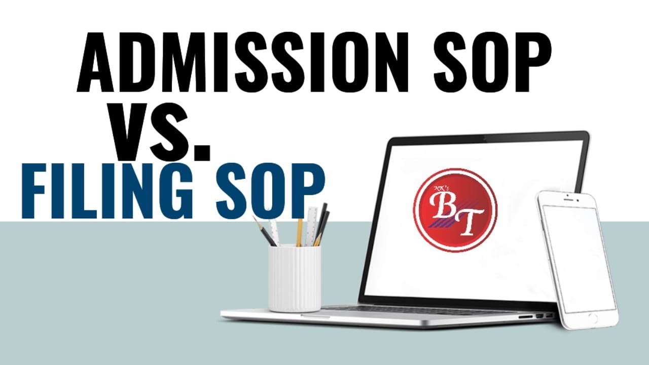Admission SOP VS Filing SOP. - YouTube