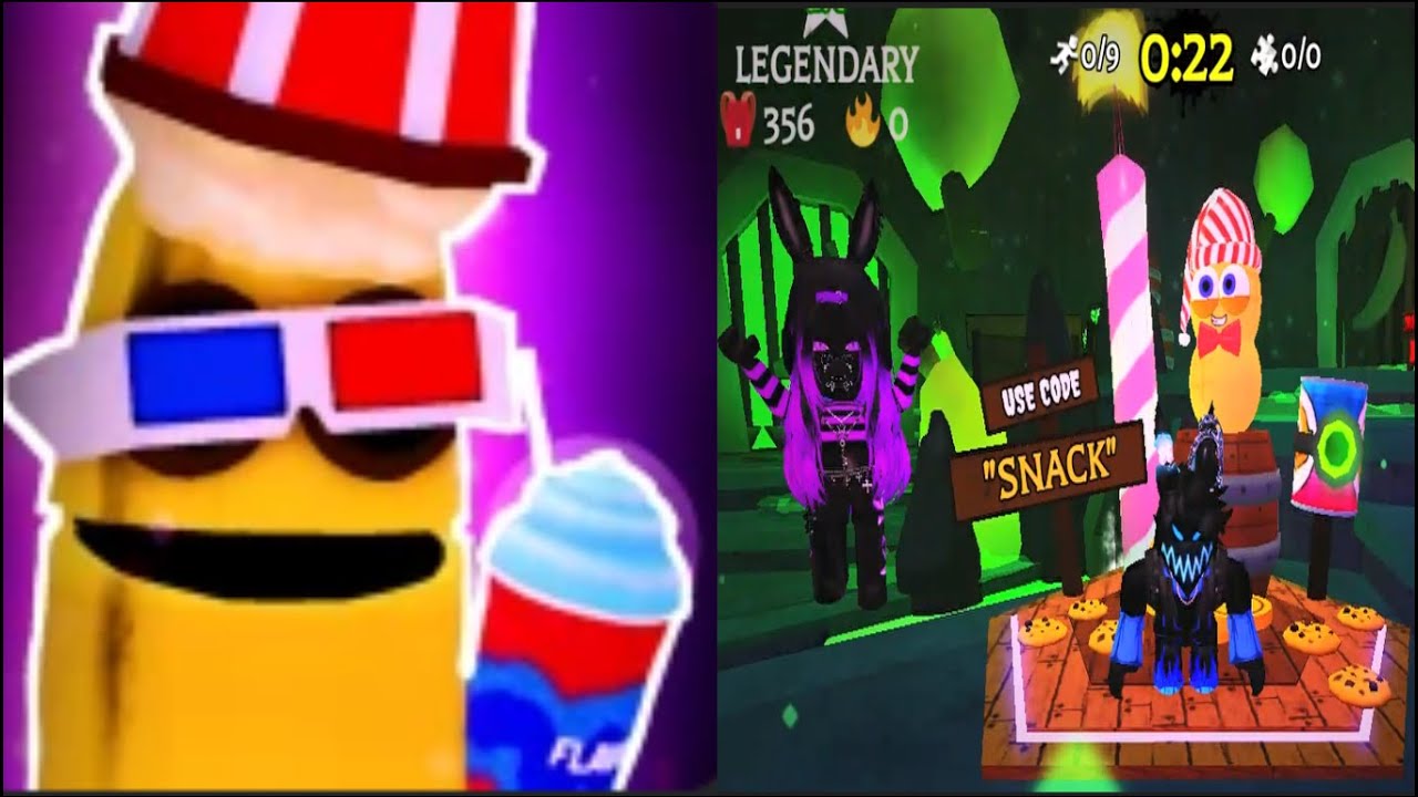 Roblox Banana Eats Part 1776 NEW MIDNIGHT SNACK ATTACK COLLAB WITH ...