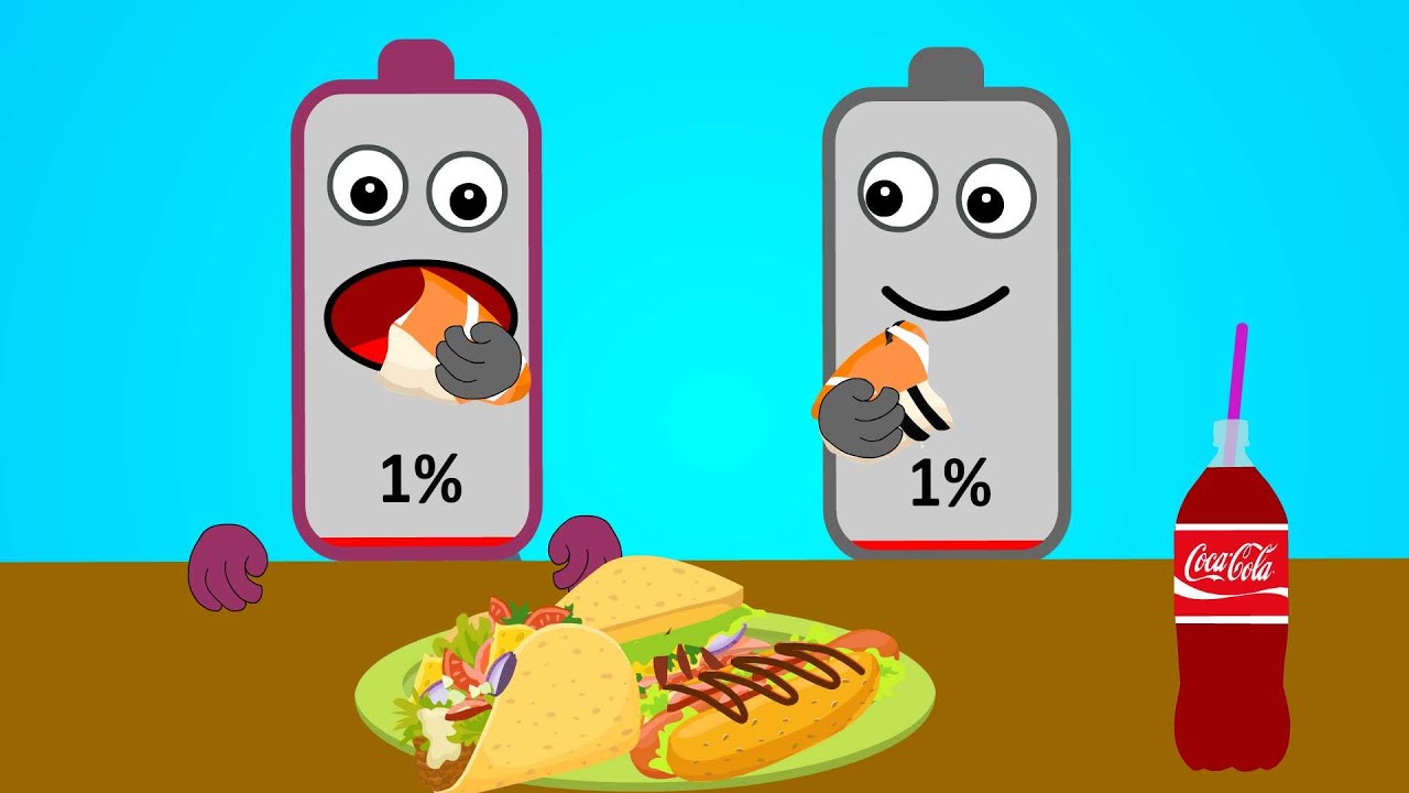 Brothers Always Share | Asmr Mukbang Animation | Battery Charging ...