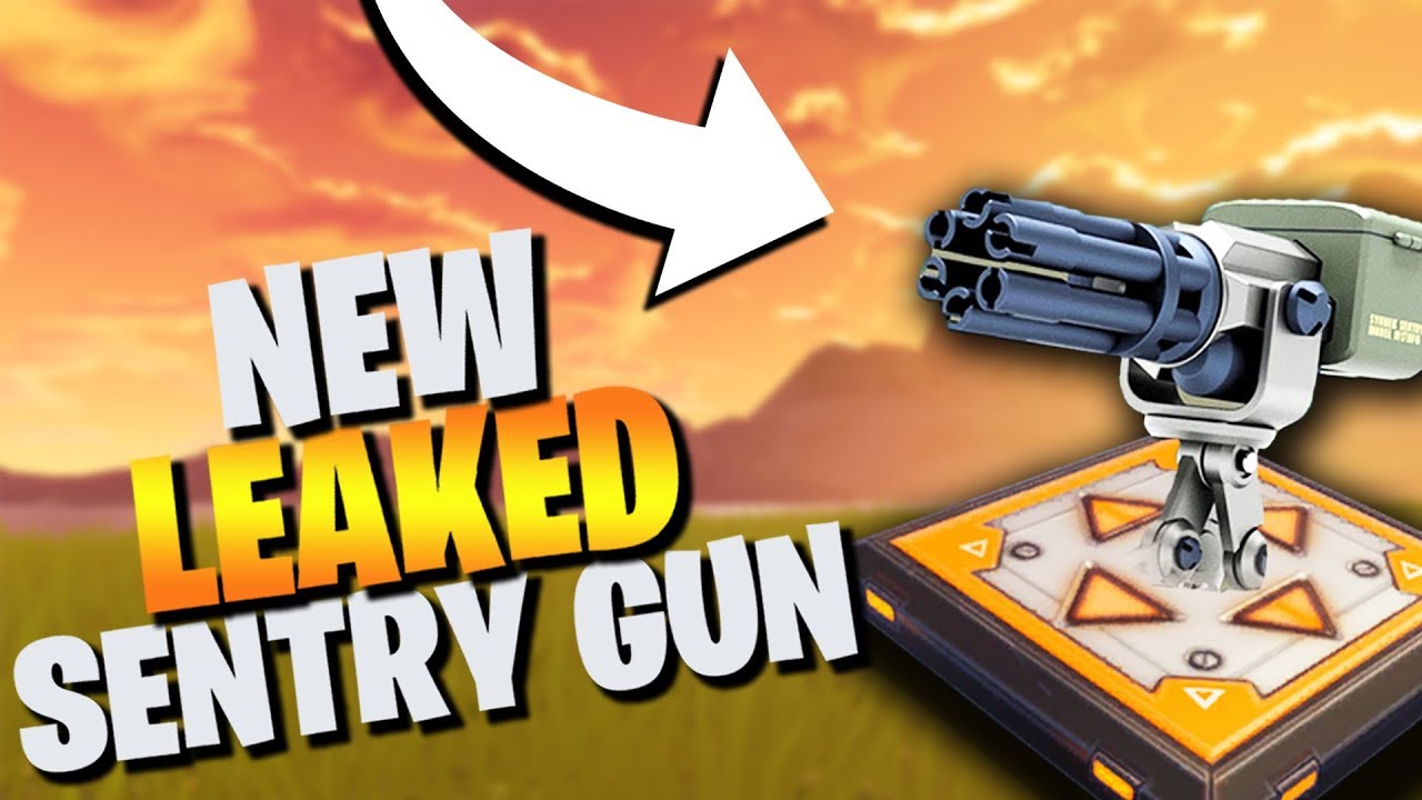 *NEW LEAKED* SENTRY TURRET TRAP | Fortnite: Battle Royale - YouTube