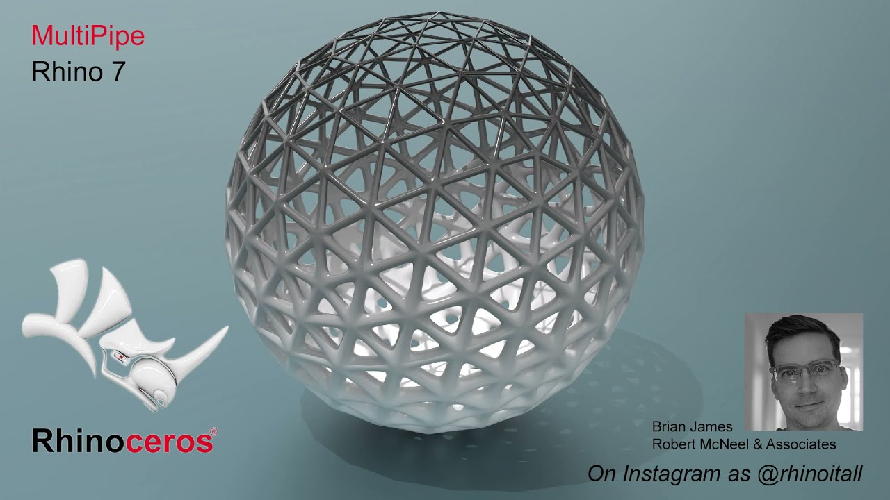 MultiPipe in Rhino 7 - YouTube