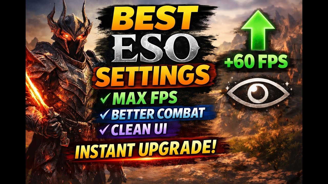 🖥️ Best ESO Settings for PC in 2026 🖥️ – FPS, Combat, UI & Hidden ...