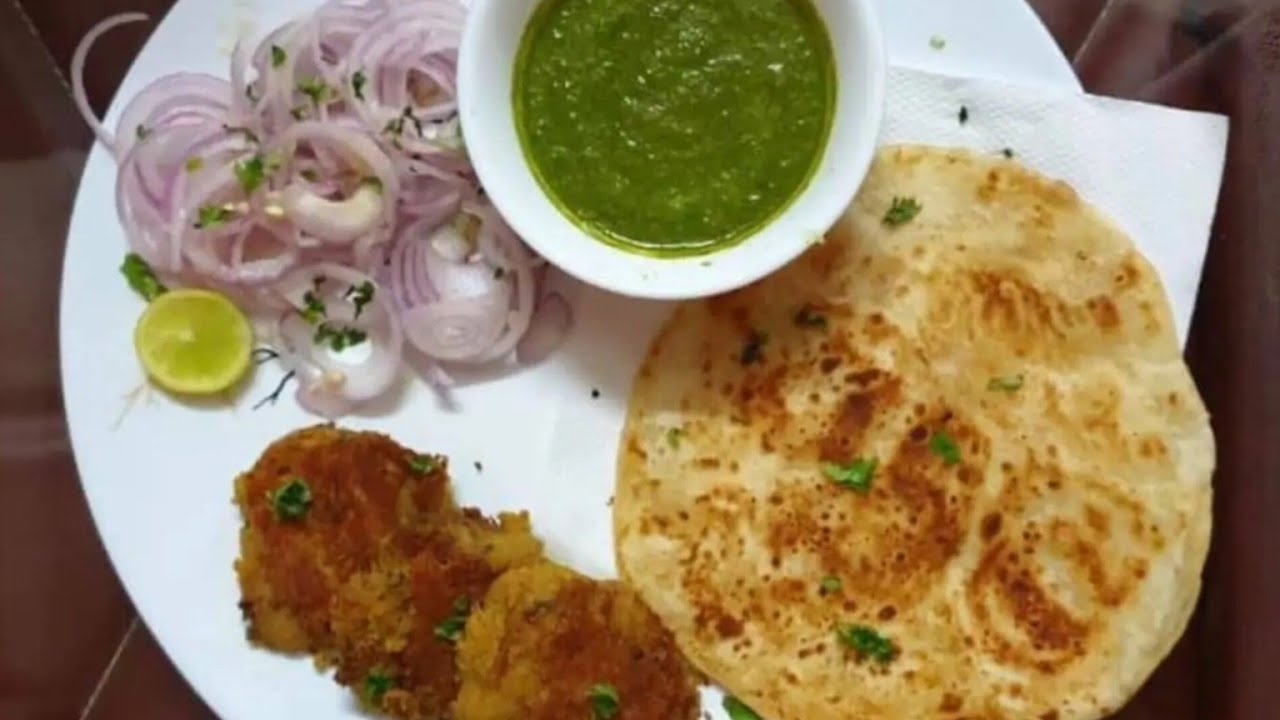 Veg Kabab Paratha Recipe , Green Chutney🥗, Tomato Chutney 🍅🍅 - YouTube