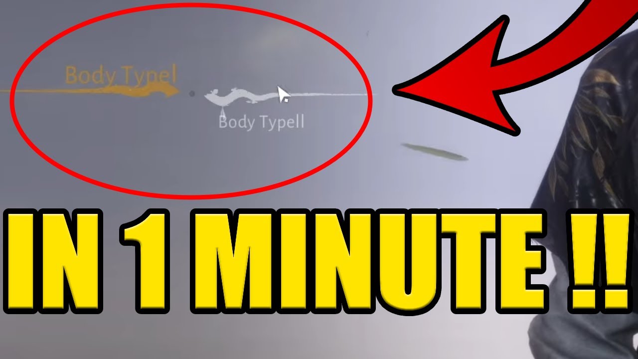 HOW to CHANGE BODY TYPE in WHERE WINDS MEET - YouTube