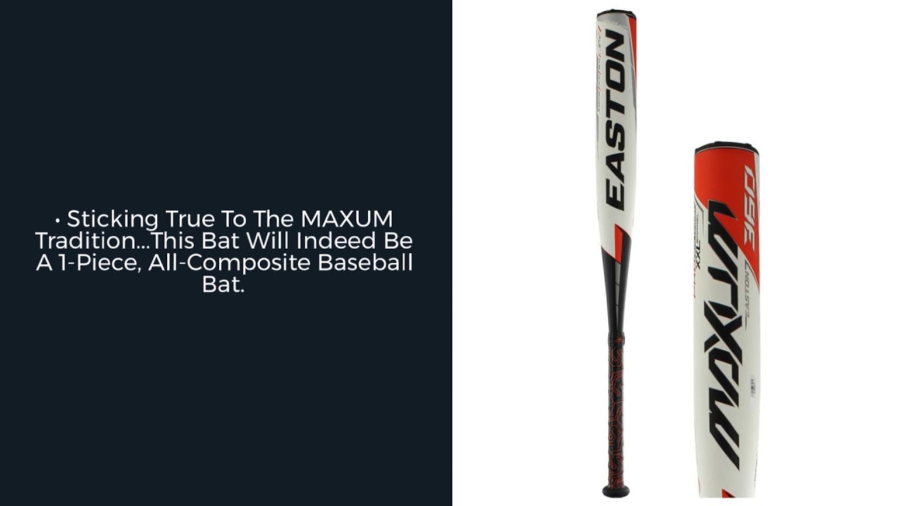 Review: Easton MAXUM 360 -5 USSSA Baseball Bat (SL20MX58) - YouTube