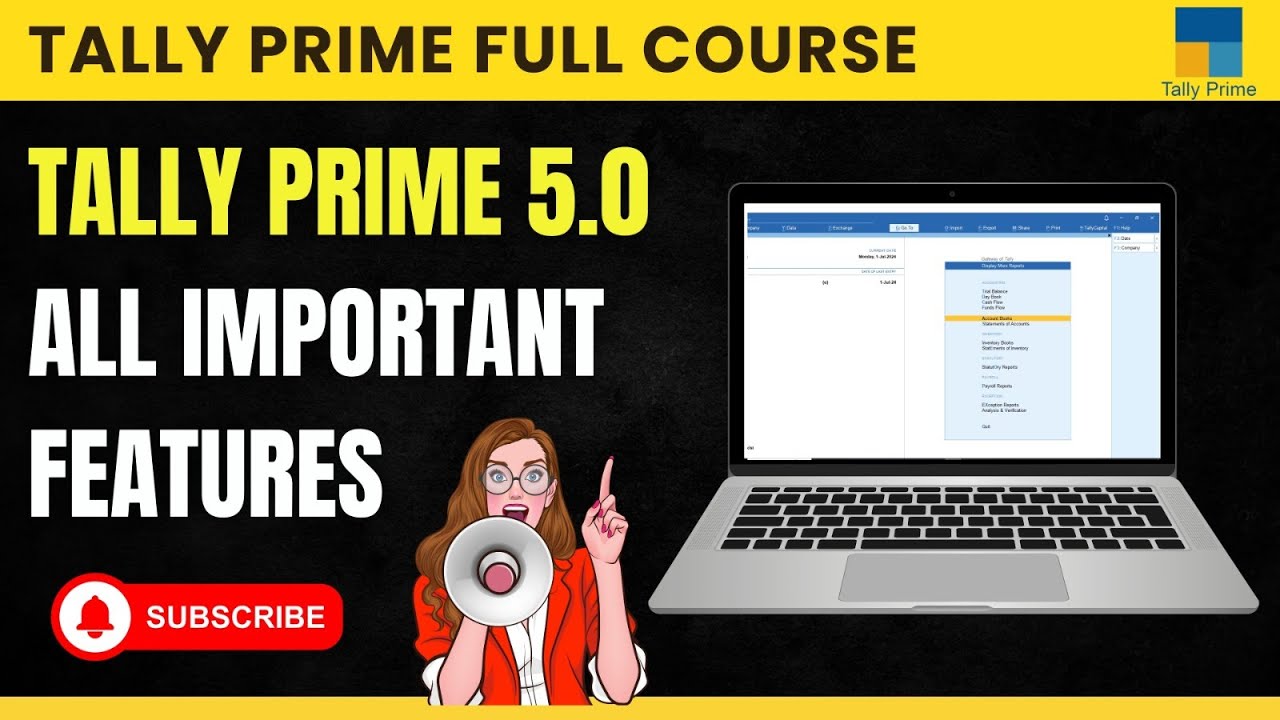 Tally Prime 5.0 Full Features Explained | New Update - YouTube