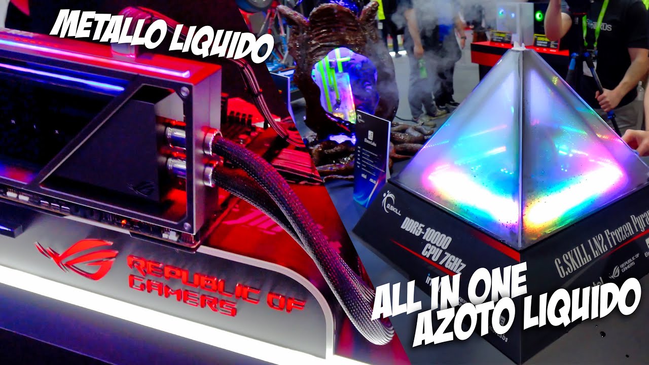 AIO ad AZOTO LIQUIDO E 4090 CON METALLO LIQUIDO - YouTube