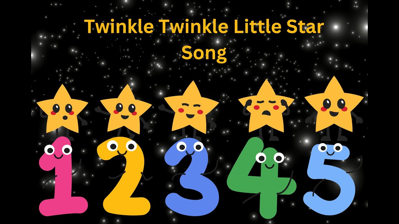 Twinkle Twinkle Star Counting 1 to 10| Nursery Rhyme - YouTube