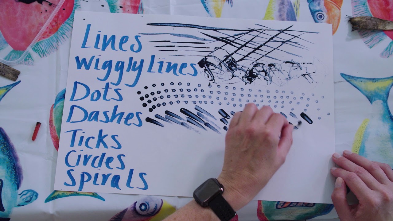 Making Marks Activity - YouTube