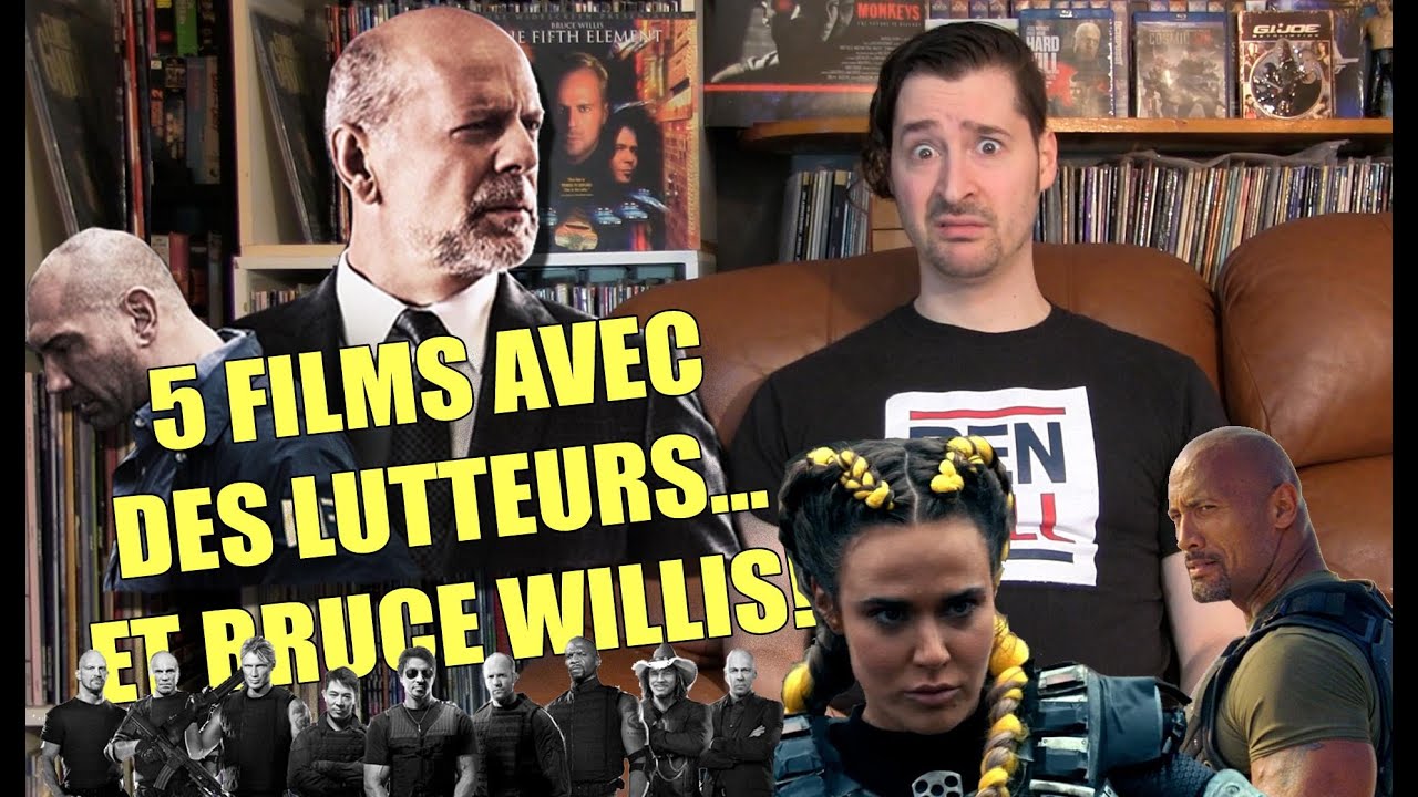 Filmomania - Cinq films avec des lutteurs... et Bruce Willis! - YouTube