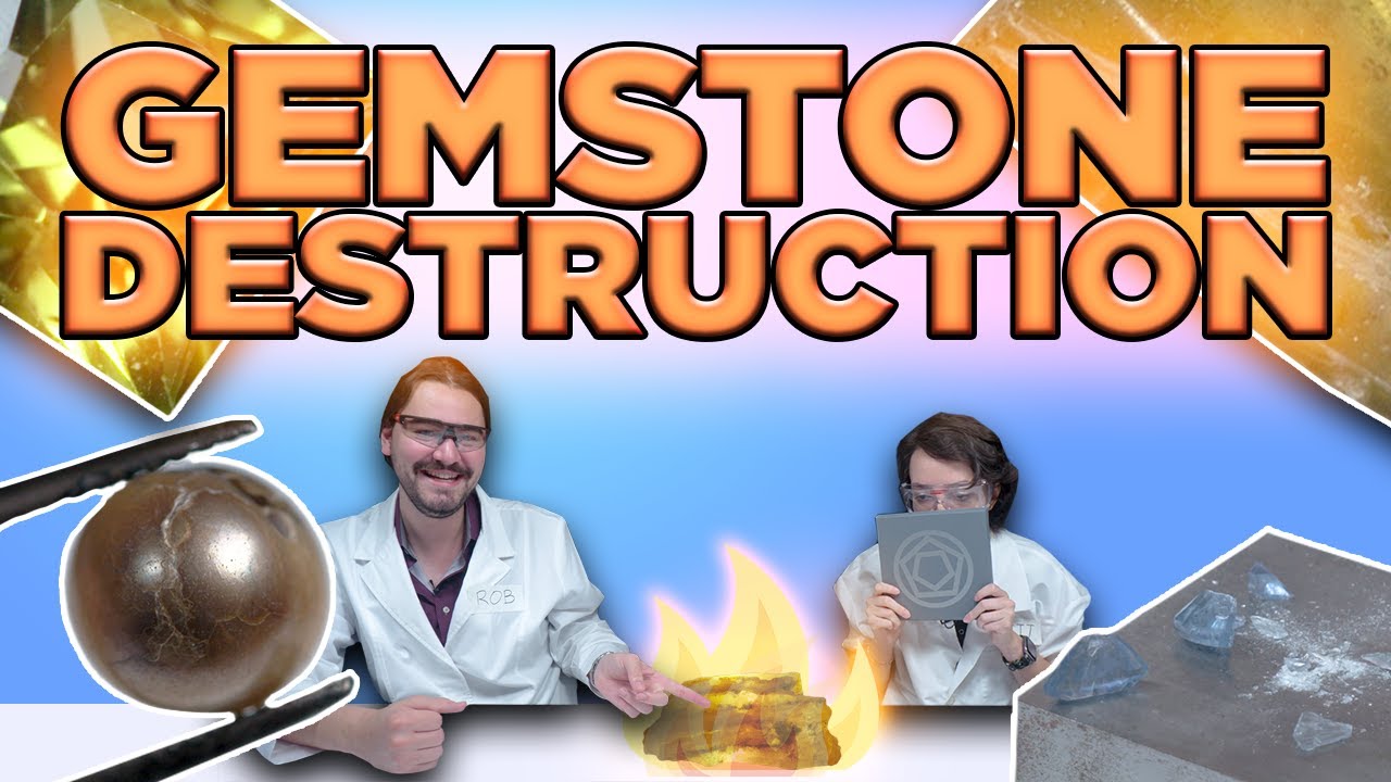 Testing Gemstone Physical Properties | Gem Destruction! - YouTube
