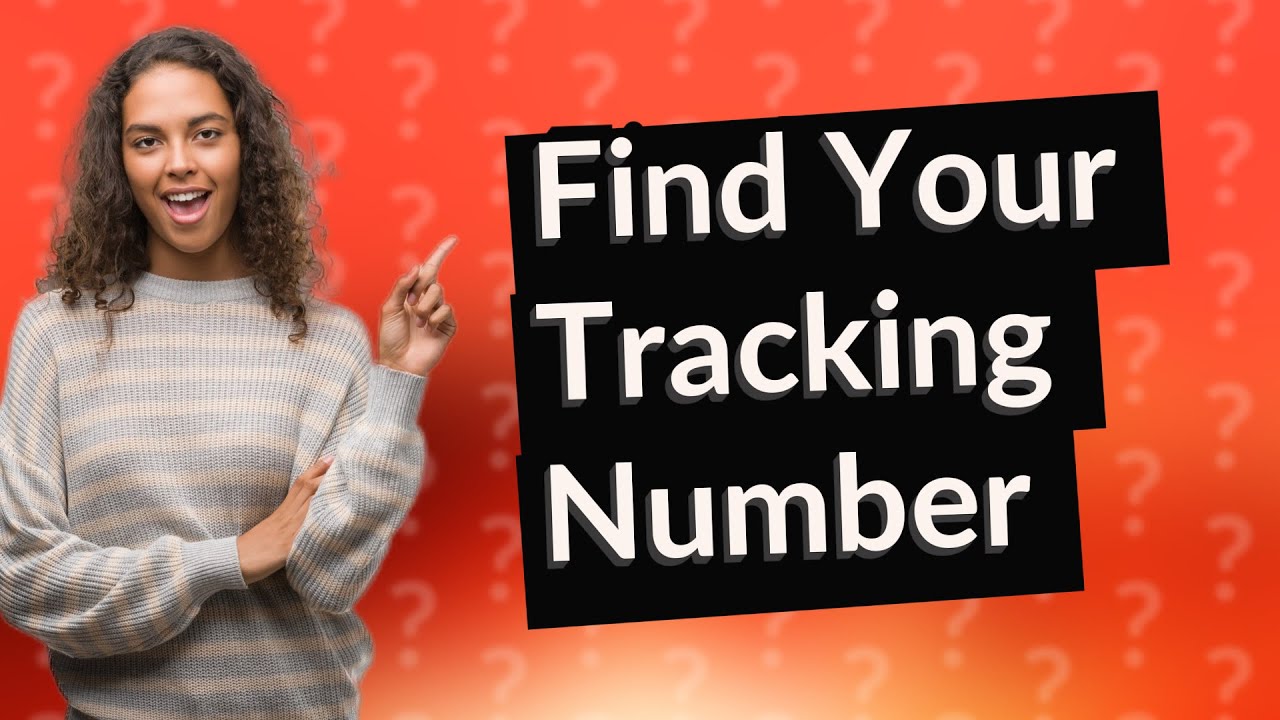 How do I receive my tracking number? - YouTube