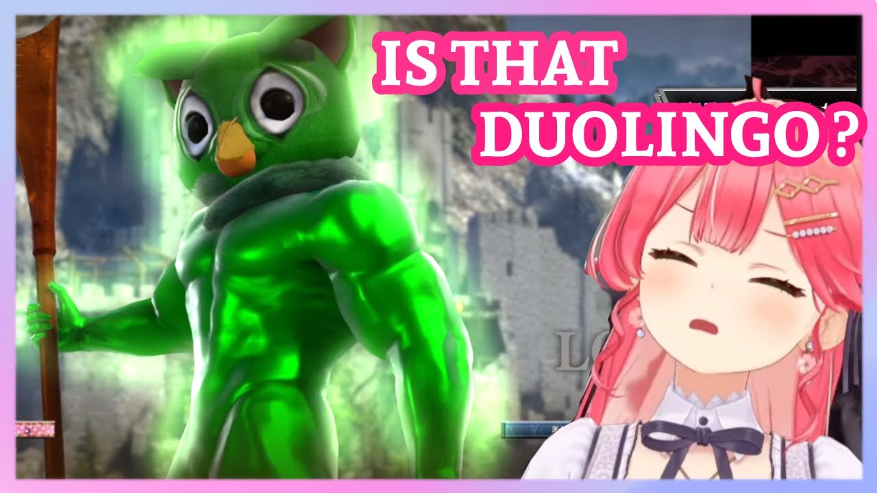 Sakura Miko's Funny Battle with Duolingo (Hololive) (eng sub) - YouTube