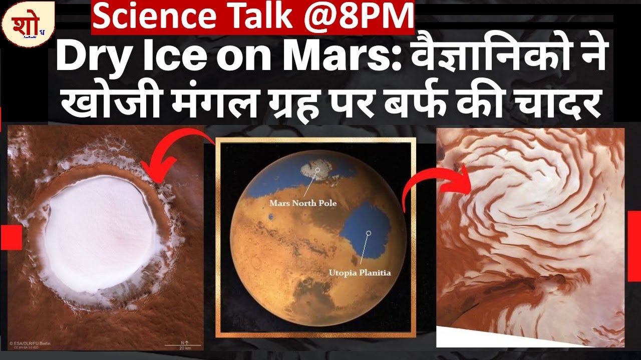 Scientists discovered ice sheet on Mars | Dry Ice on Mars | वैज्ञानिको ने खोजी मंगल ग्रह पर बर्फ ...