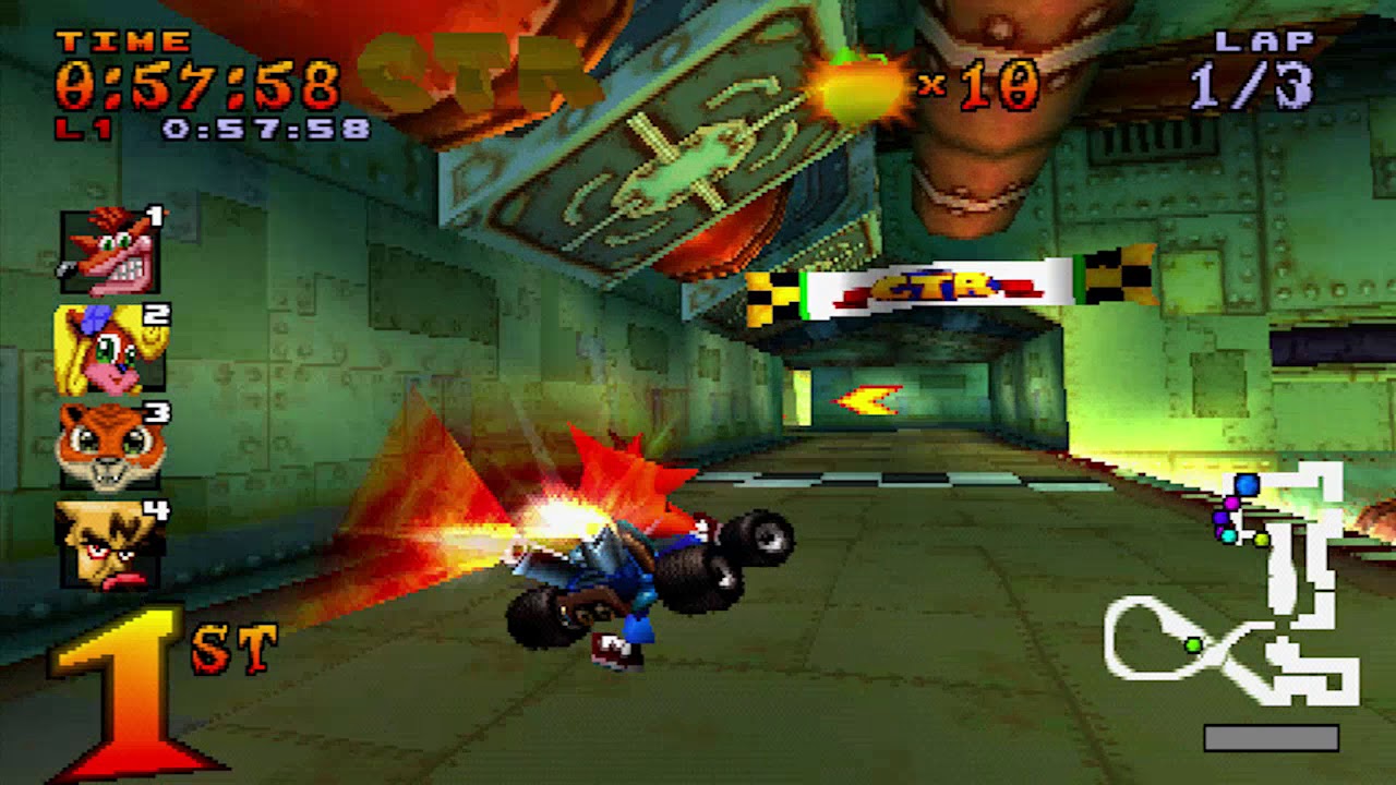 Crash Team Racing: Adventure Part 54: N. Gin Labs (Blue CTR Token ...
