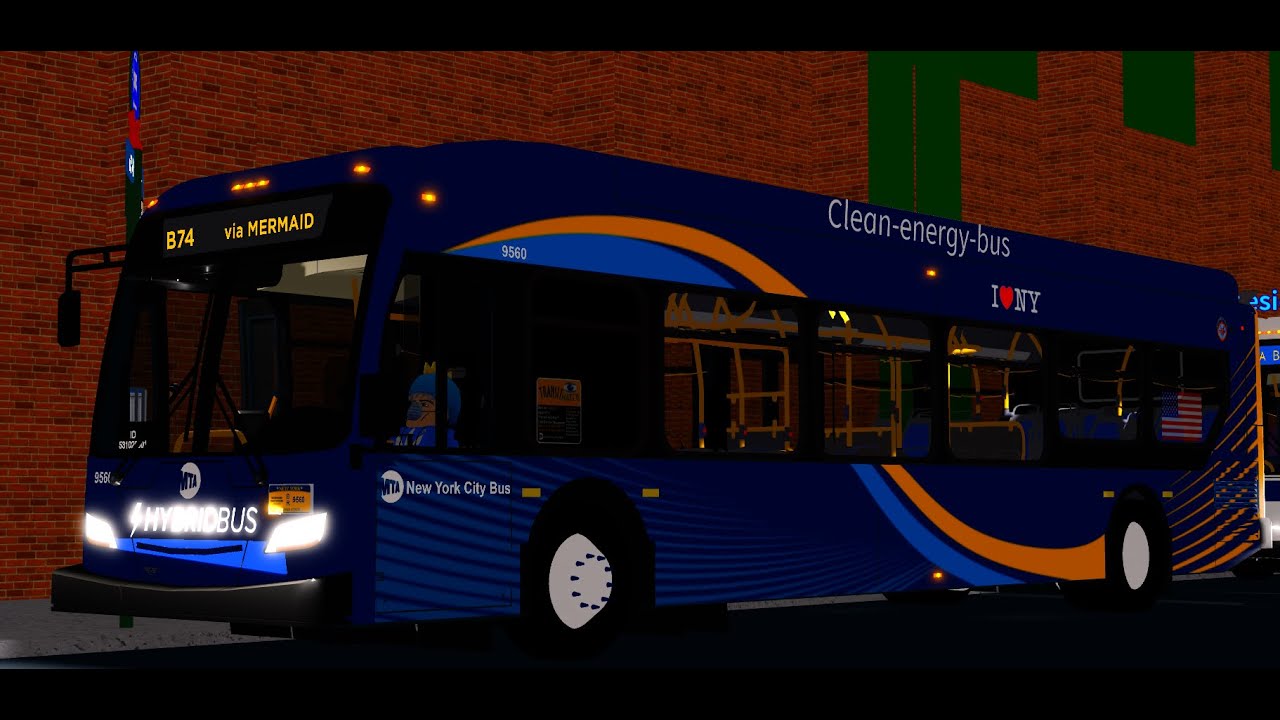 ROBLOX Buses: Ride on MTA 9560 with TransitBusesRock (Admin Bus) - YouTube