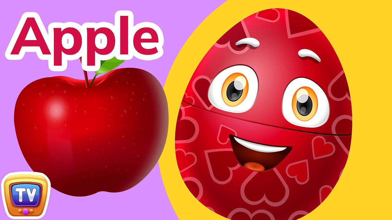 ChuChu TV Classics - Learn Fruits for Kids with Names | Surprise Eggs ...