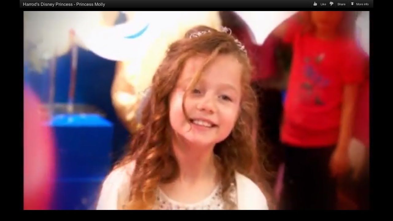 Harrod's Disney Princess - Princess Molly - YouTube