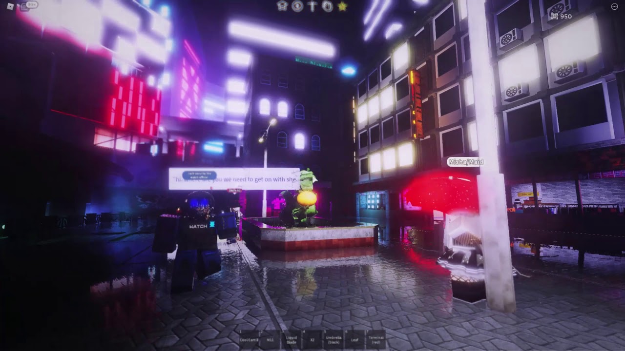 Roblox rtx test (Neon district) - YouTube