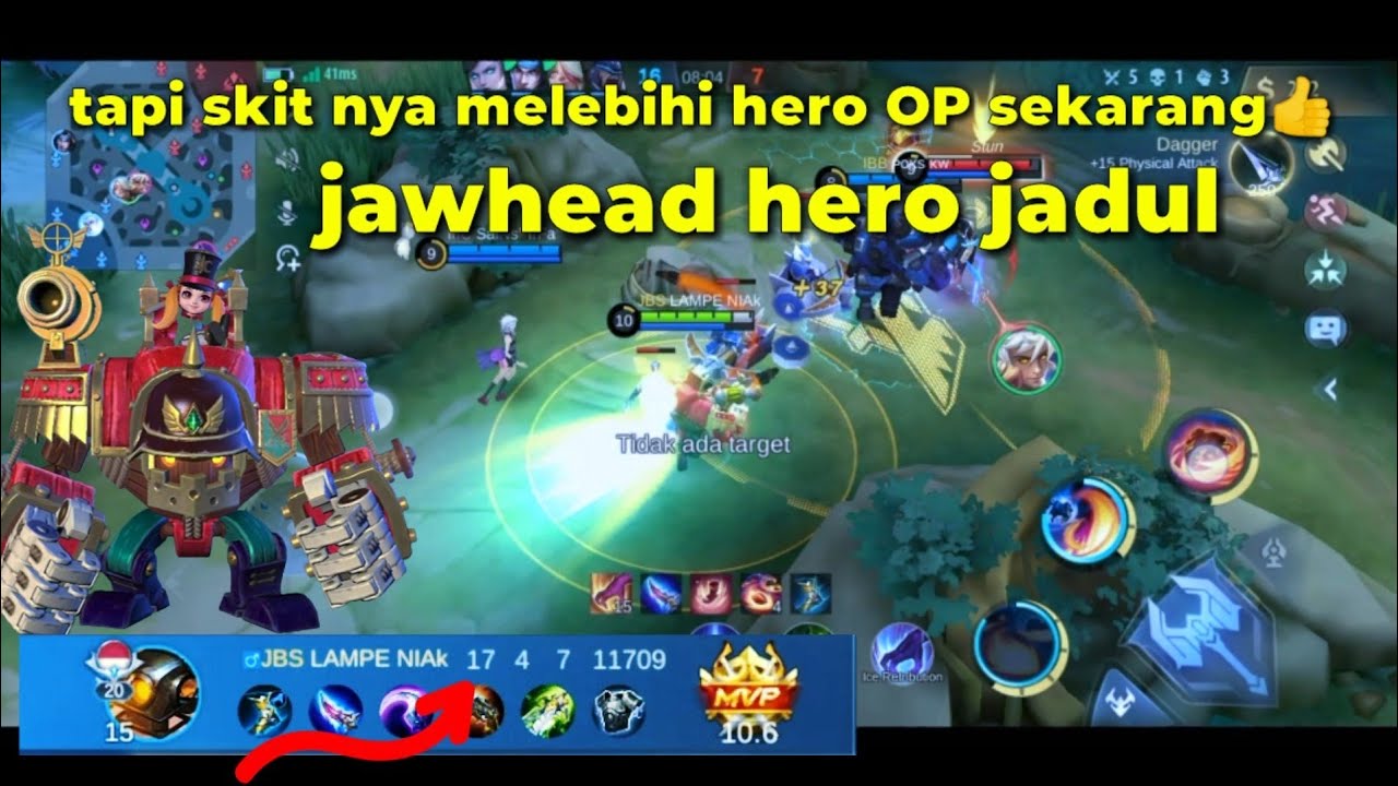 JAWHEAD HYPER HERO JAWHEAD TERSAKIT-BUILD JAWHEAD PALING SAKIT 2023 TUTORIAL & GAMEPLAY JAWHEAD ...