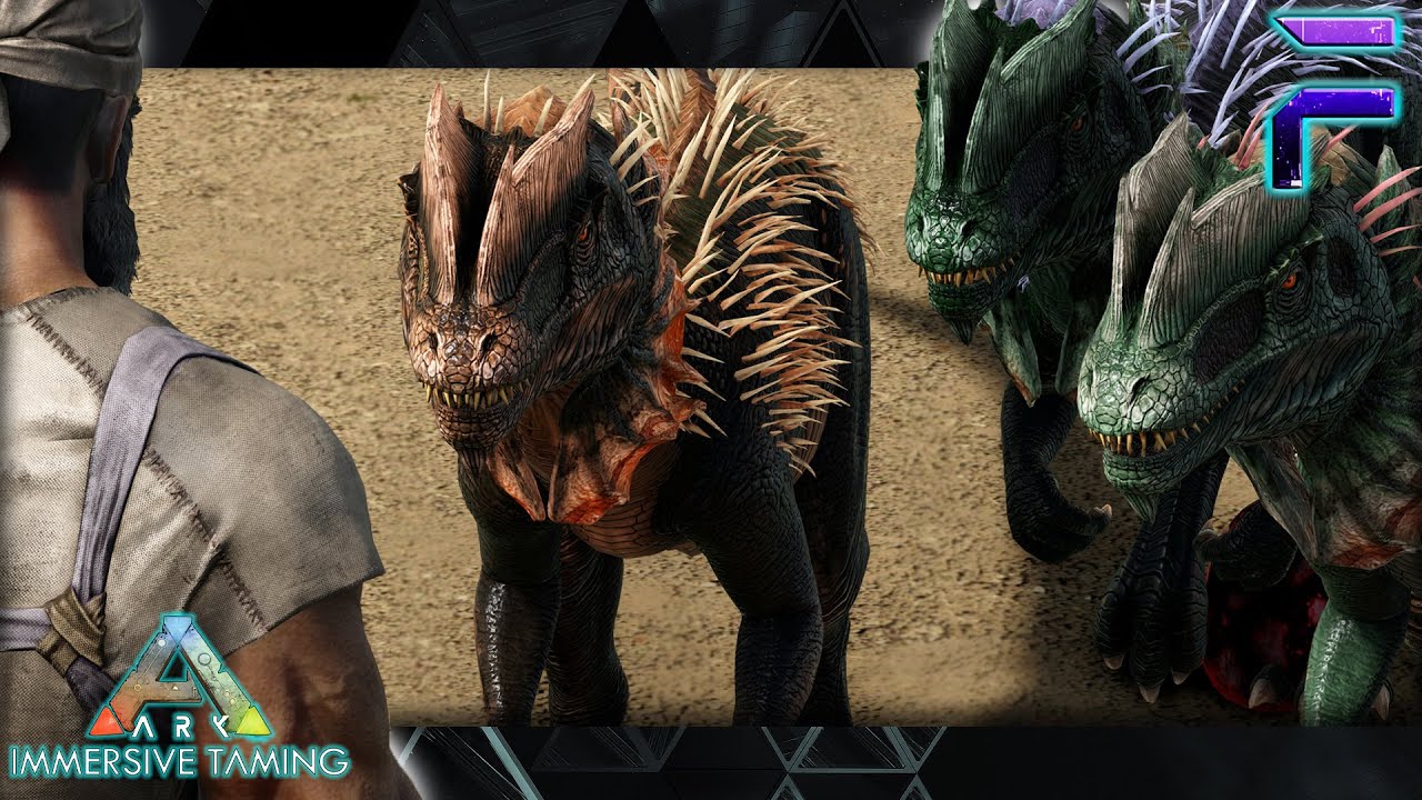 Getting My First Carnivores- Modded Ark: Immersive Taming E2 - YouTube