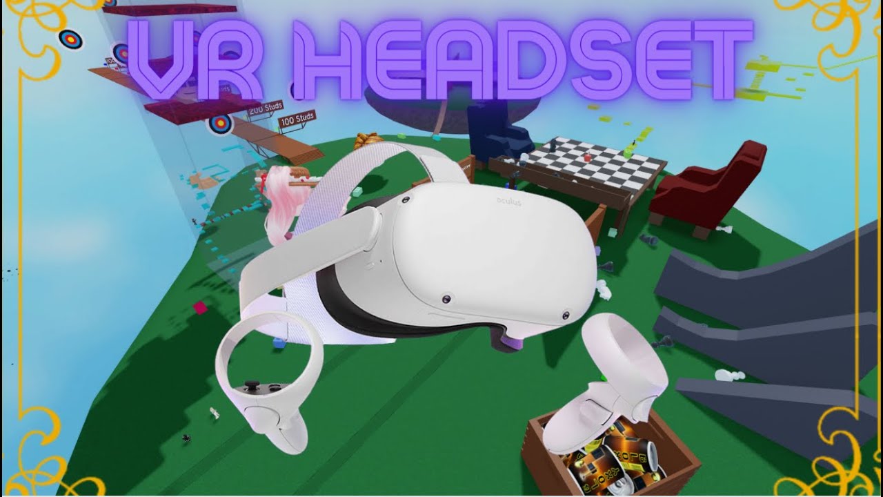 I got a VR headset!! (Roblox VR??) - YouTube