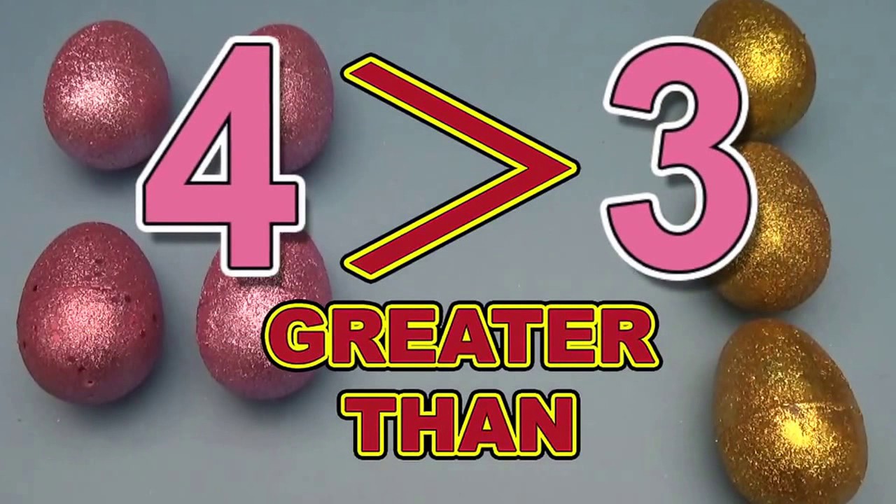 How To Learn Greater Than Less Than And Equal To With Surprise Eggs How To Learn Greater Than Less Than And Equal To With Surprise Eggs