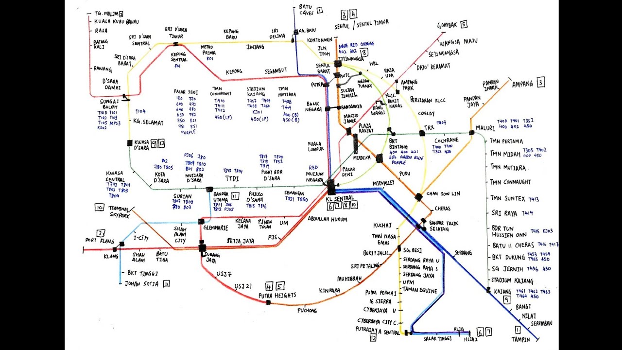MRT Kajang Line Full Trip Oct 2021 (PY04 Sungai Buloh → KG35 Kajang ...