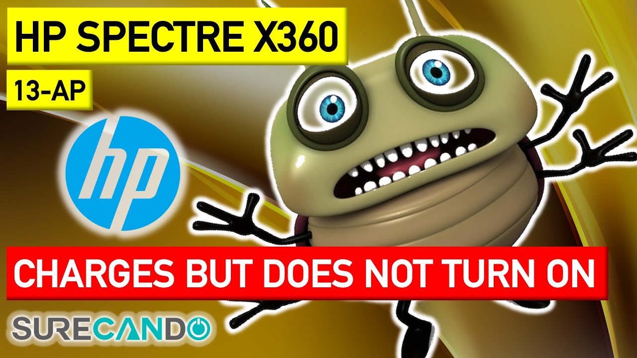 HP Spectre X360 13-AP Charges but does not turn on. Power button repair ...