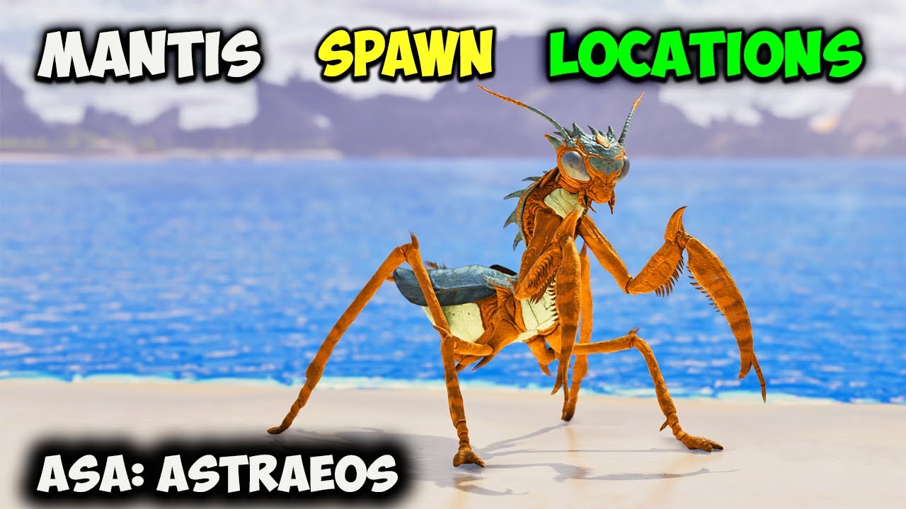 (ASA Astraeos) ALL Mantis & Fasolasuchus Spawn Locations | ARK Survival ...