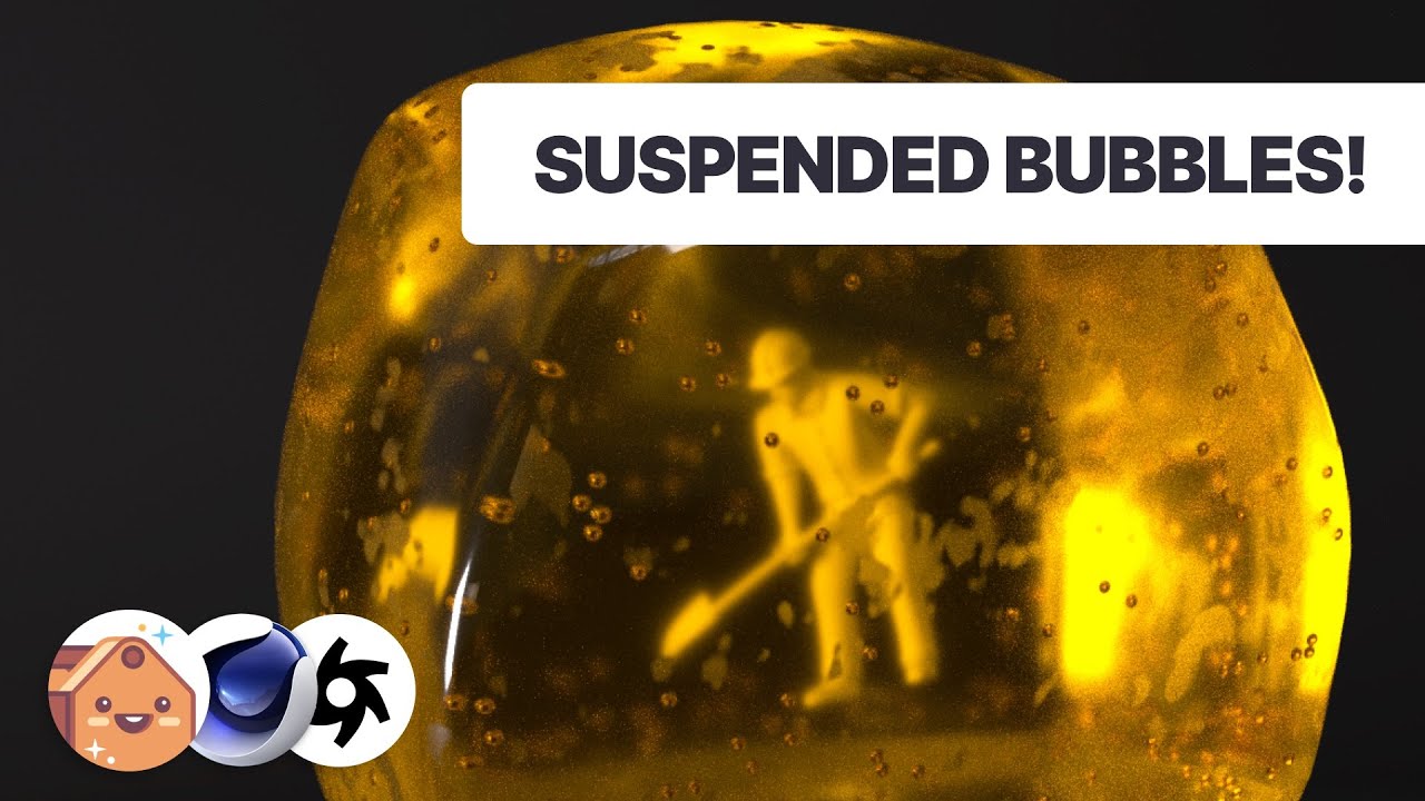 Suspended Bubbles with Octane for C4D | A Happy Toolbox Tutorial - YouTube